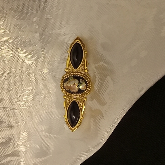 Jewelry | 1928 American Western Antique Jewelry Black And Gold Tone ...